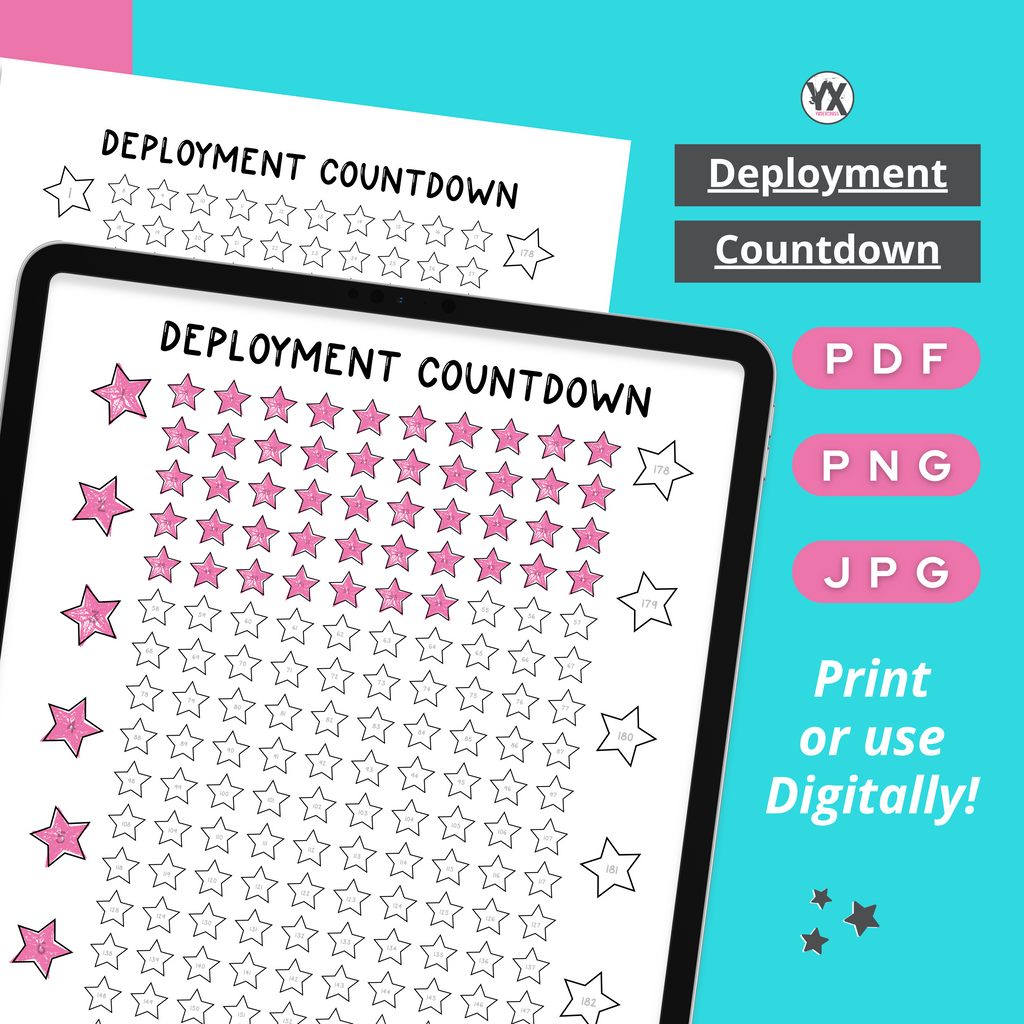 Deployment Countdown Printable – YODERCROSS