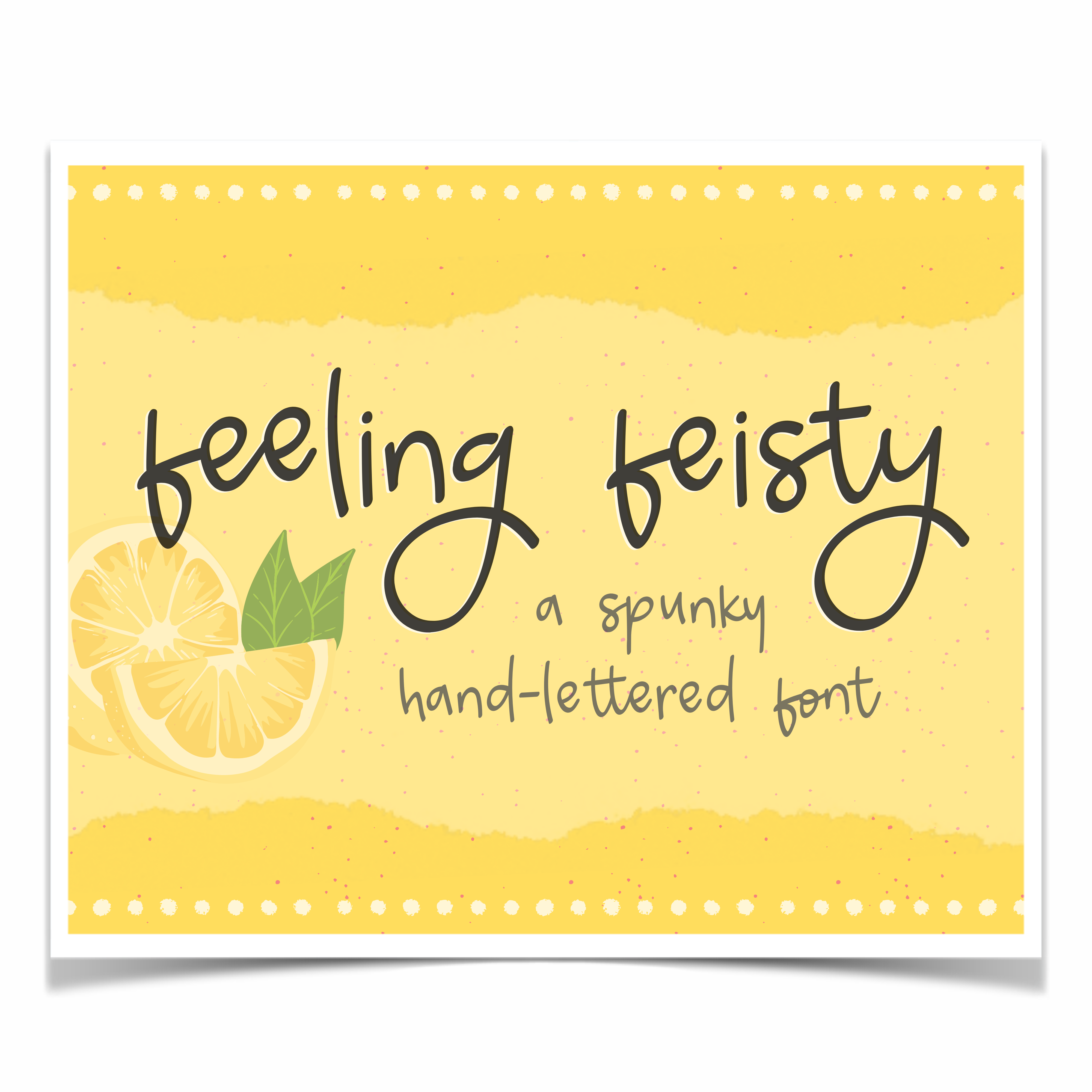 Feeling Feisty Font – YODERCROSS
